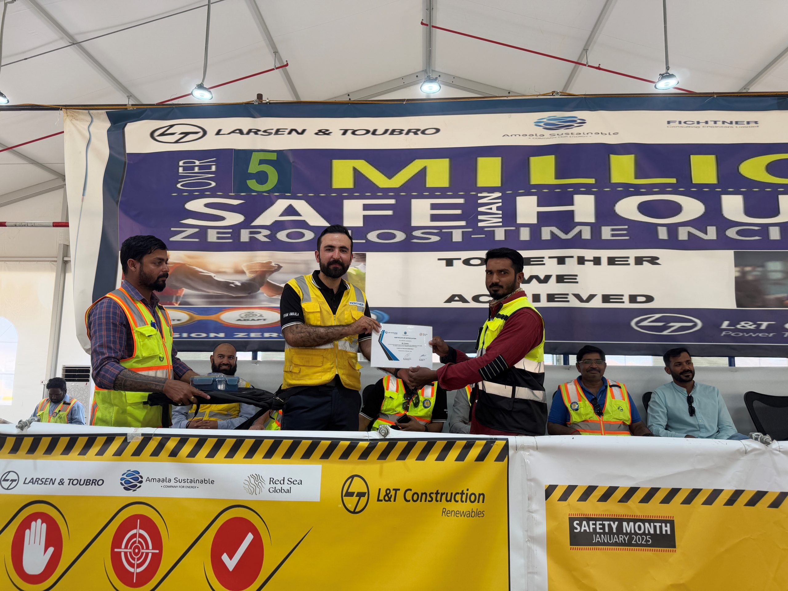 Celebrating Safety Excellence at Amaala Project - Spacemaker